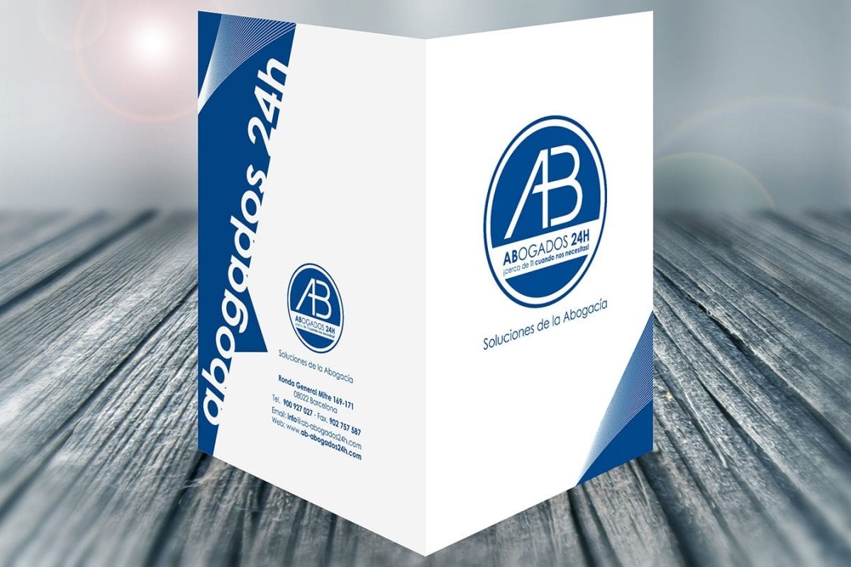 Diseño e Imprenta de CARPETAS Corporativas en Barcelona, Madrid ...